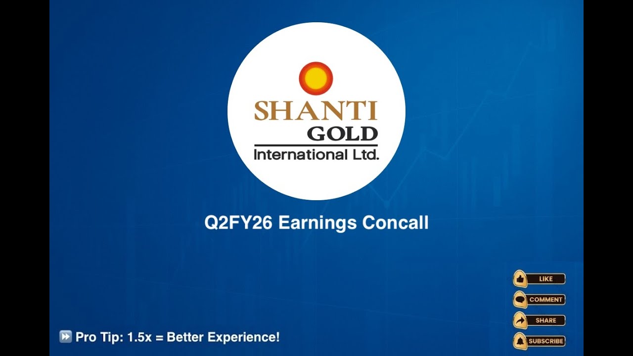 Shanti Gold Q2FY26 Earnings Concall - YouTube