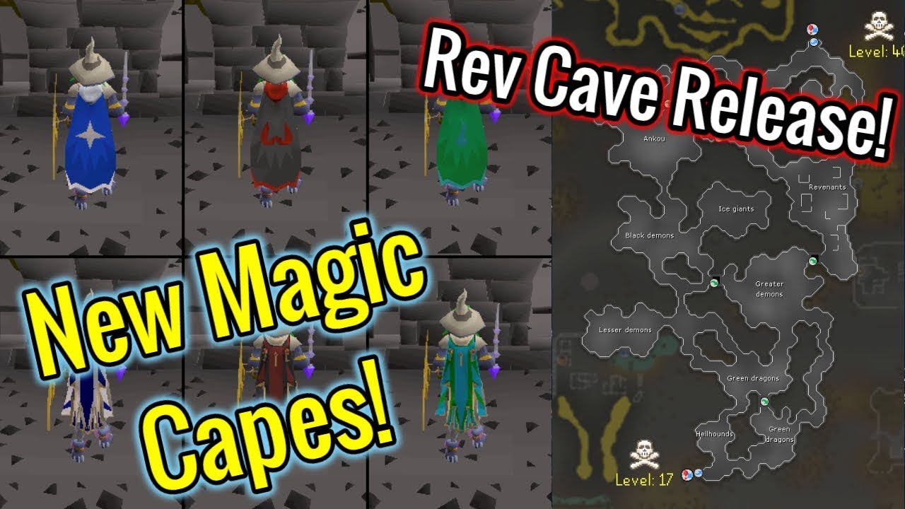 New Magic Capes and Revenant Caves Release OSRS & Twitch Moments! - YouTube