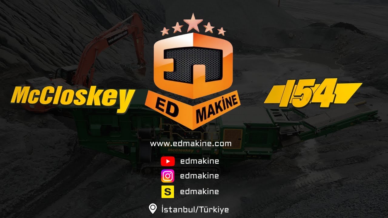 McCloskey I54 Mobil Konkasör - YouTube