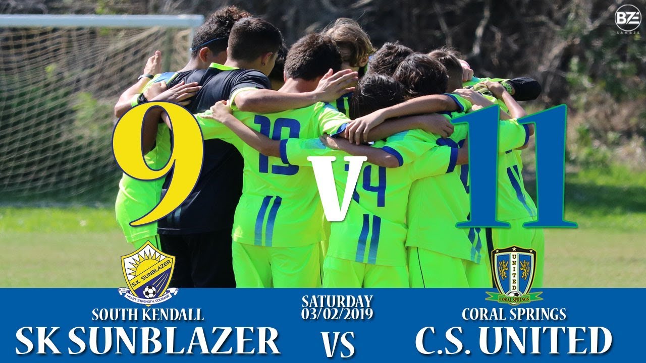 SK Sunblazer vs Coral Springs United - YouTube