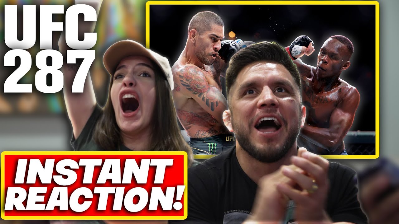 UFC 287 INSTANT REACTION! Henry Cejudo SHOCKED Reax To INSANE Israel ...