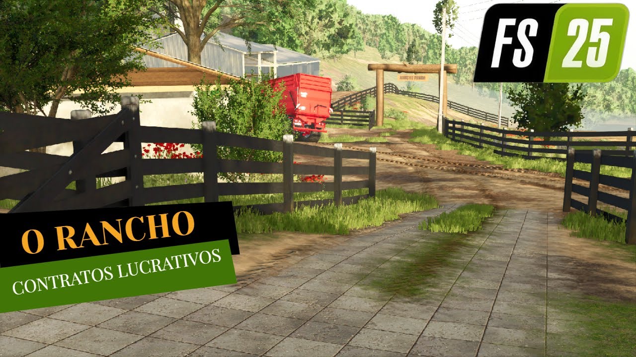 ''O Rancho'' MAPA RANCHO Fundo: Aventura no Farming Simulator 25 ...