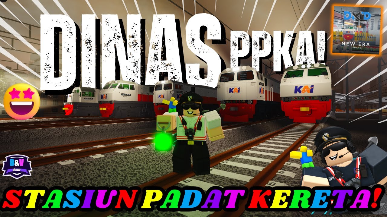 DINAS PPKA STASIUN PADAT KERETA 😍 - YouTube