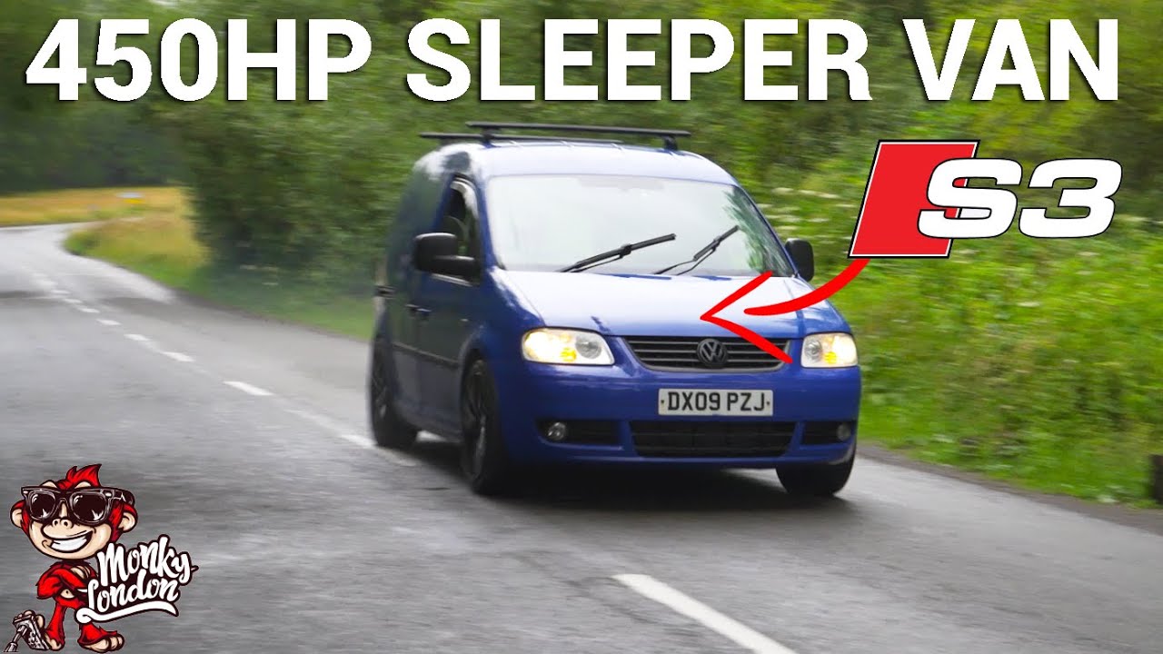 ULTIMATE TURBO SLEEPER VAN! 450HP VW CADDY WITH S3 SWAP - YouTube