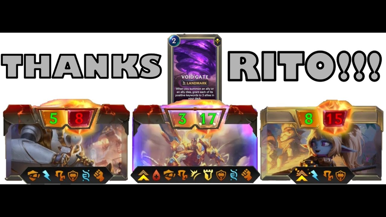 A FORMIDABLE VOID GATE BUFF! THE HEROES OF DEMACIA ARE HERE! NEW CARD ...