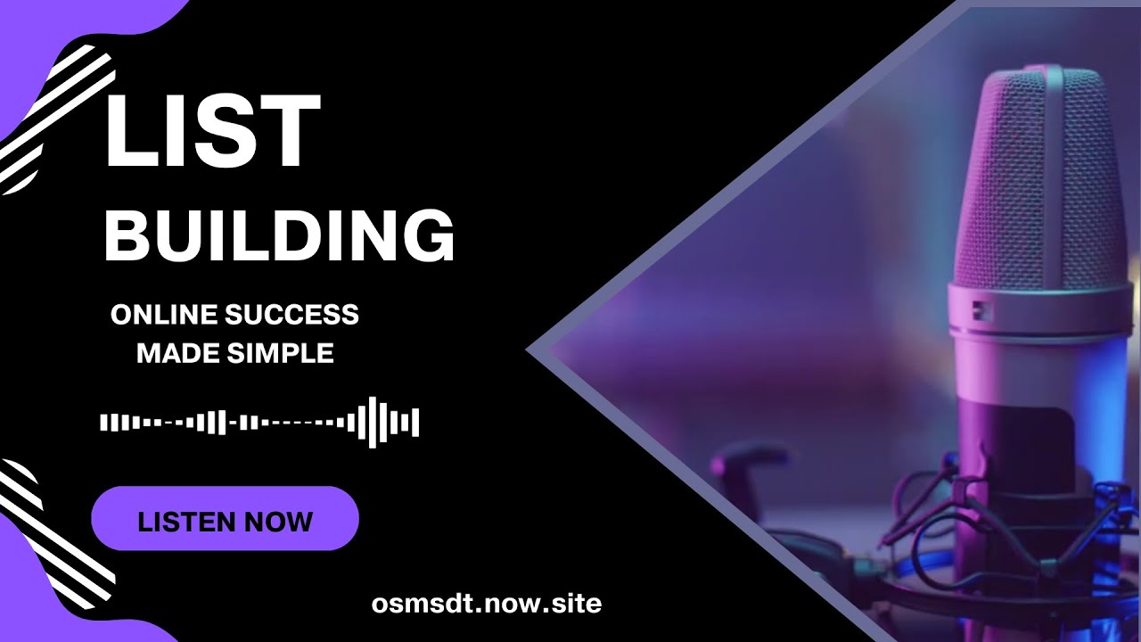 List Building 101 - YouTube