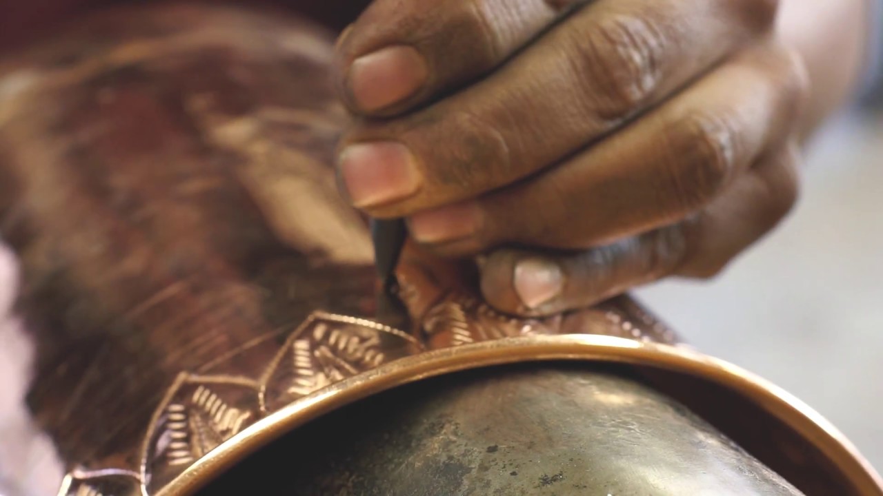 Hand-Hammered Textures from Thompson Traders - YouTube