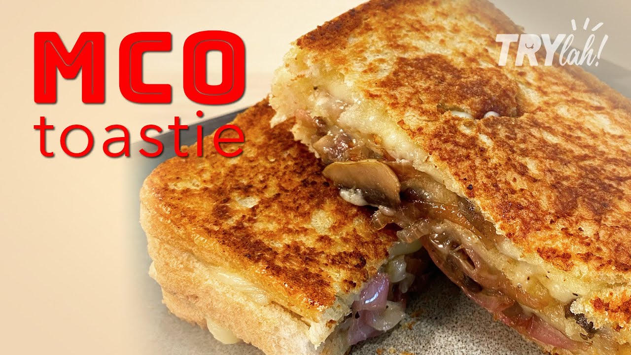 How to make Mushroom, Cheese & Onion (MCO) Toastie - only 3 ingredients ...