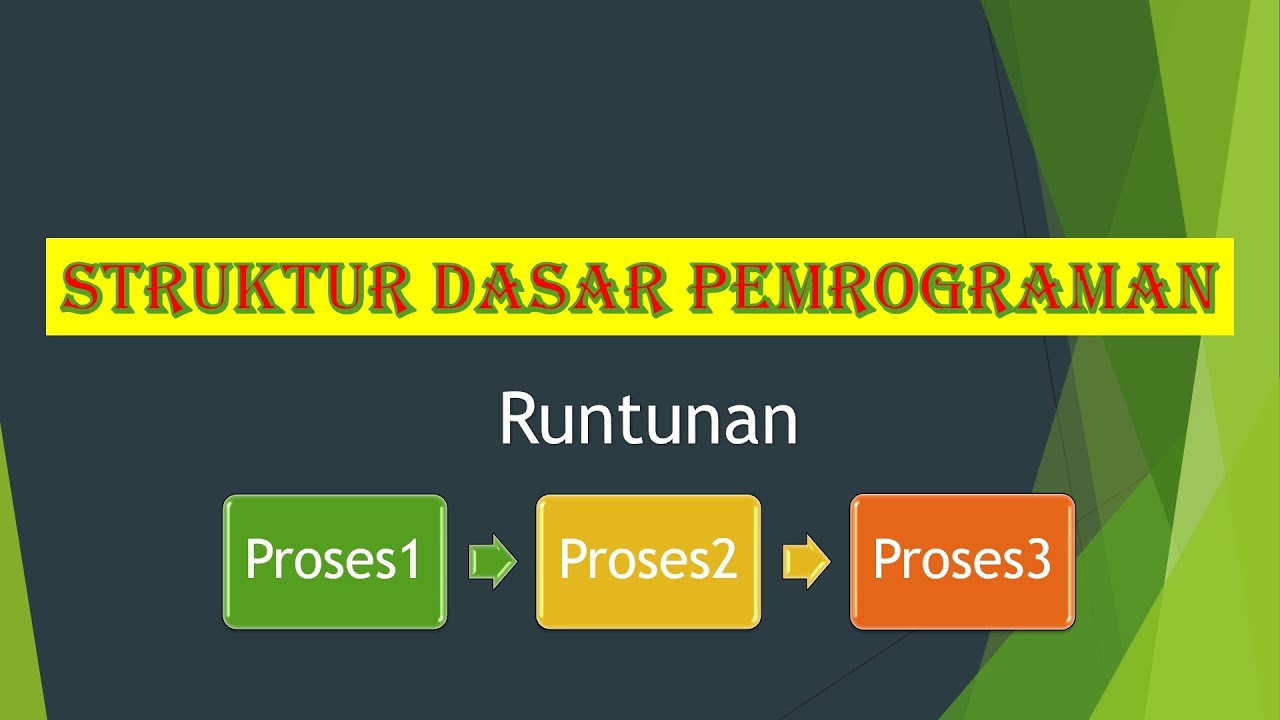 Struktur dasar pemrograman : Runtunan - YouTube