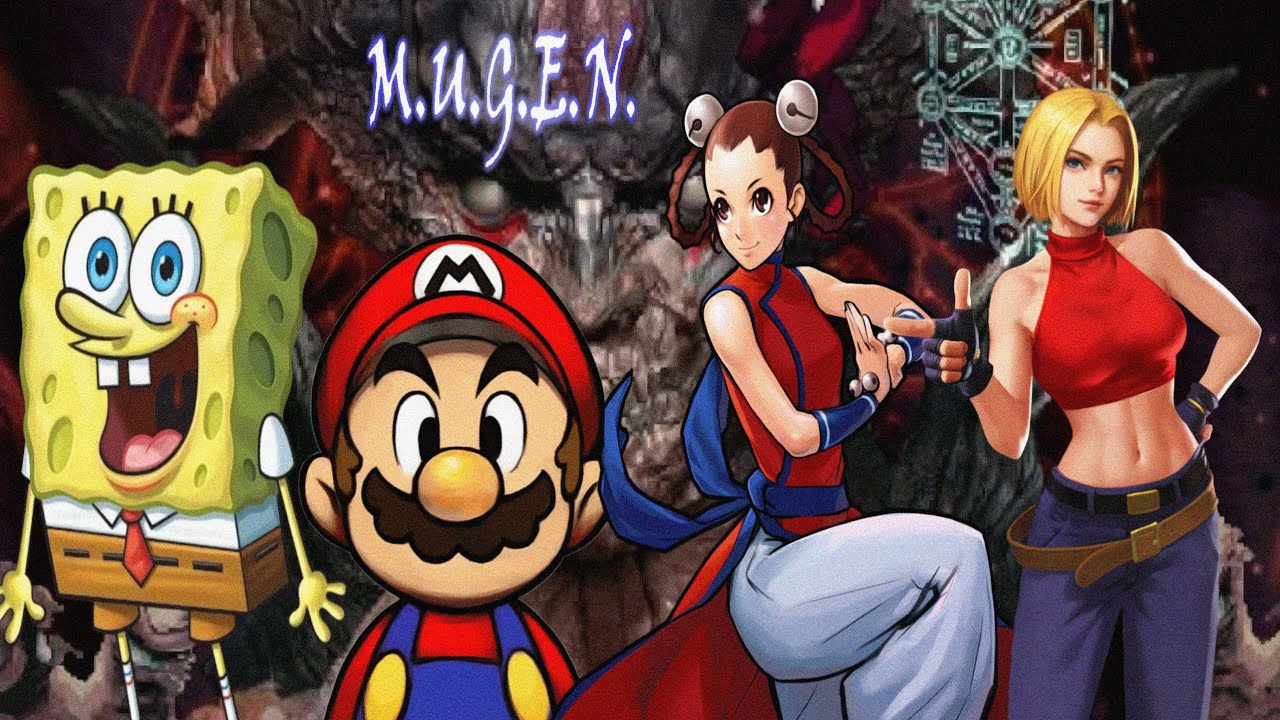 MUGEN Tag Team Arcade Gameplay - SpongeBob, Super Better Mario ...