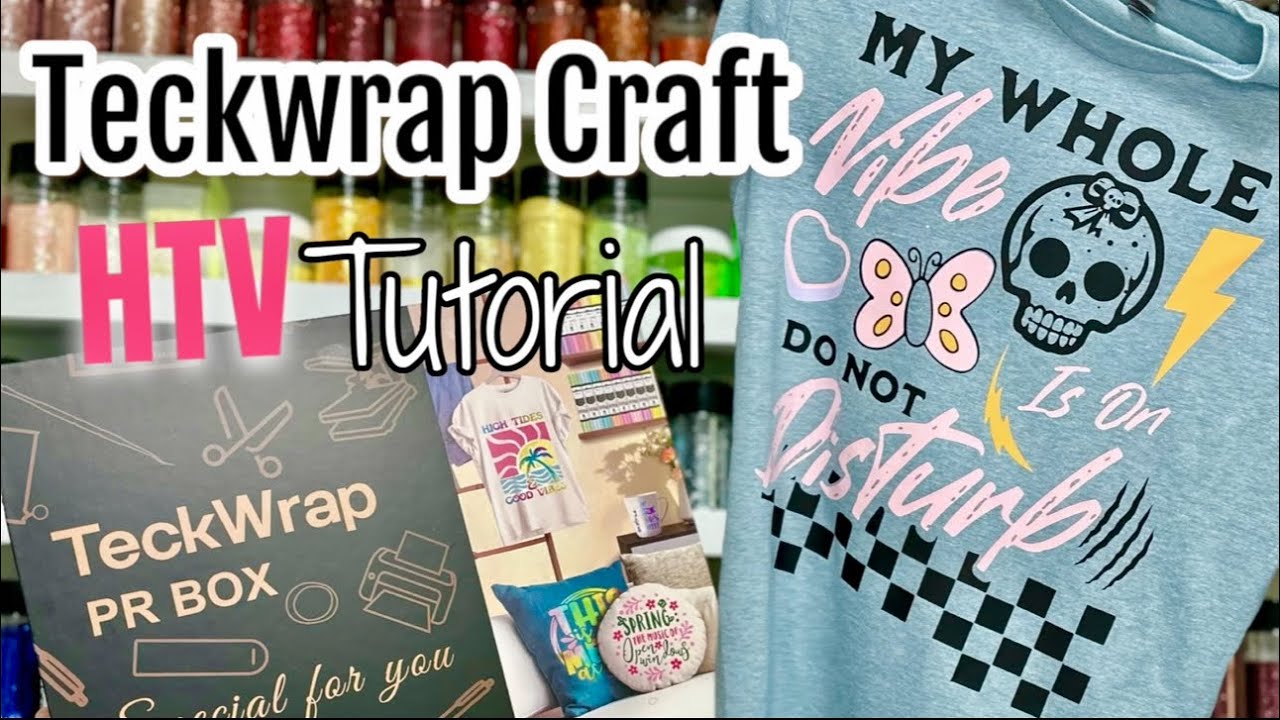 LAYERED TECKWRAP CRAFT HTV TUTORIAL - YouTube