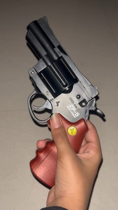 airsoft toy revolver toy ZP-5 SMITH & WESSON fire unboxing look testing ...