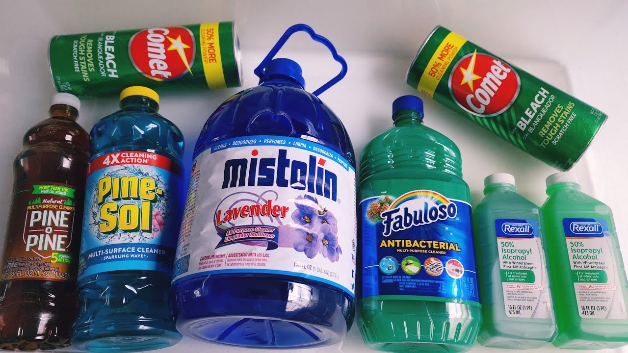 ASMR Wintergreen Alcohol+ Pine Fabuloso | Mistolin Lavender+ PineSol ...