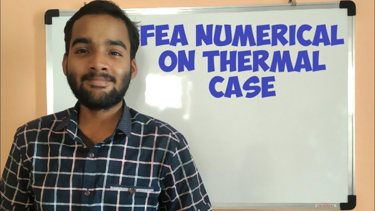 FEA Numerical thermal case in Hindi | Computer Aided Design | CAD - YouTube