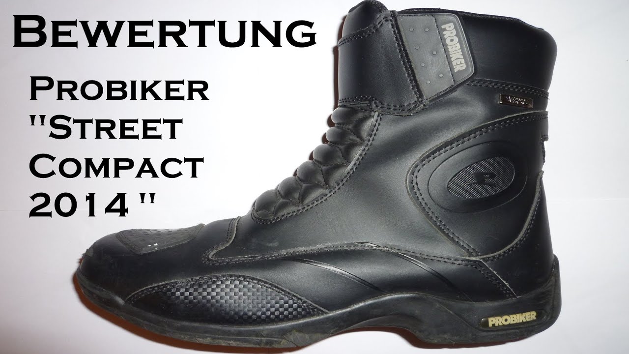 Motorrad-Stiefel Probiker "Street Compact 2014" Bewertung | Review ...