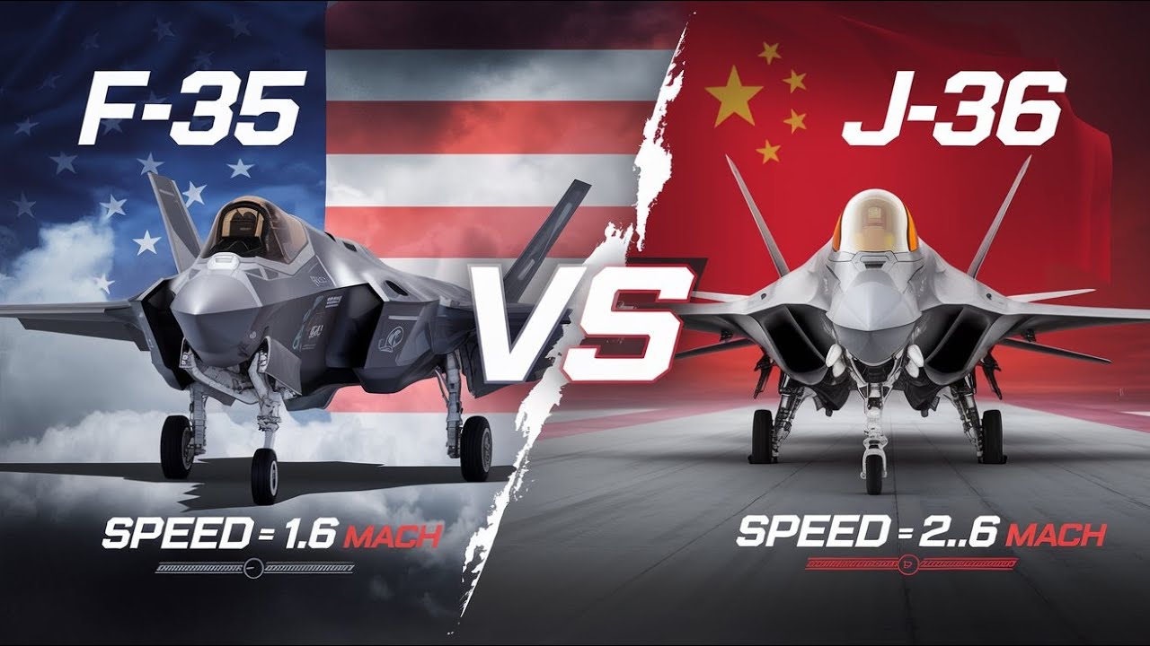 Chengdu J-36 : Worlds First 6th Generation Stealth Fighter Jet - YouTube