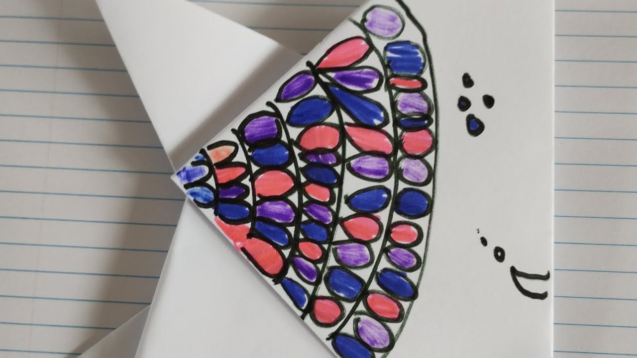 How to create a simple dish using A4 paper. No cutting or gluing ...