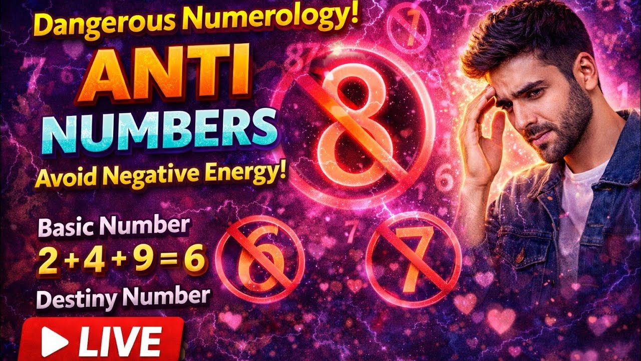 Anti Numbers ka sach🧐 | Danger 😱 Negativity - YouTube