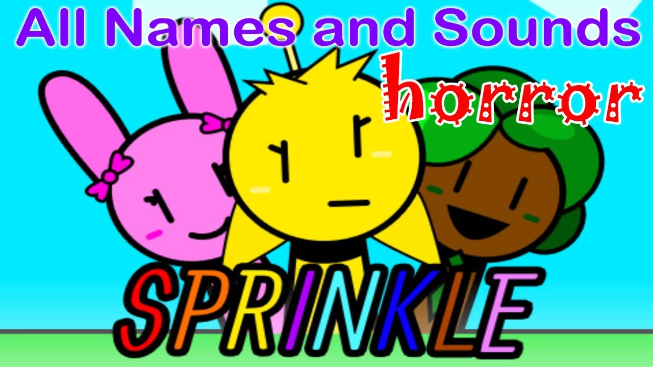 INCREDIBOX SPRUNKI SPRINKLE HORROR - Sprunki character names & Sprunki ...