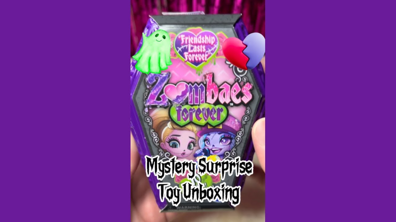 Mystery Surprise Toy Unboxing / Zombaes Forever (ASMR) 🧟‍♀️🧠🎉💖 - YouTube