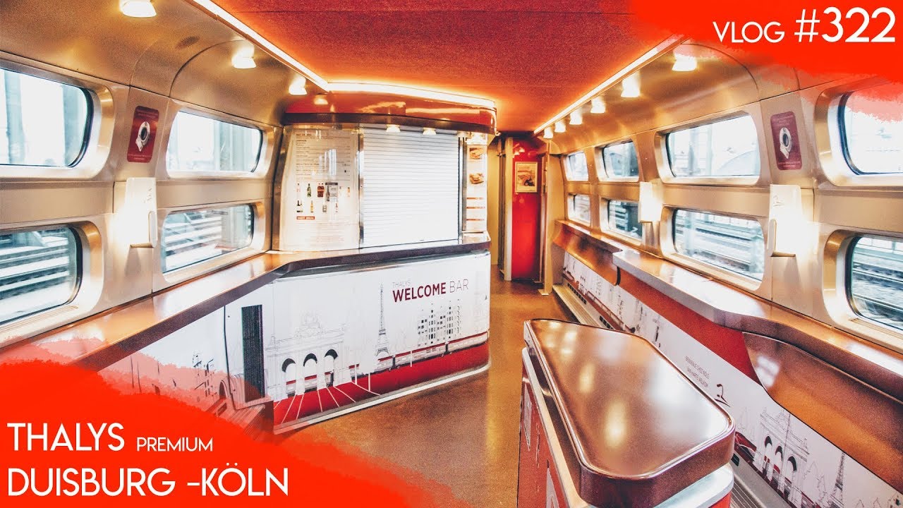 Mit dem THALYS von DUISBURG nach KÖLN | TripReport (1. Klasse) | Vlog ...