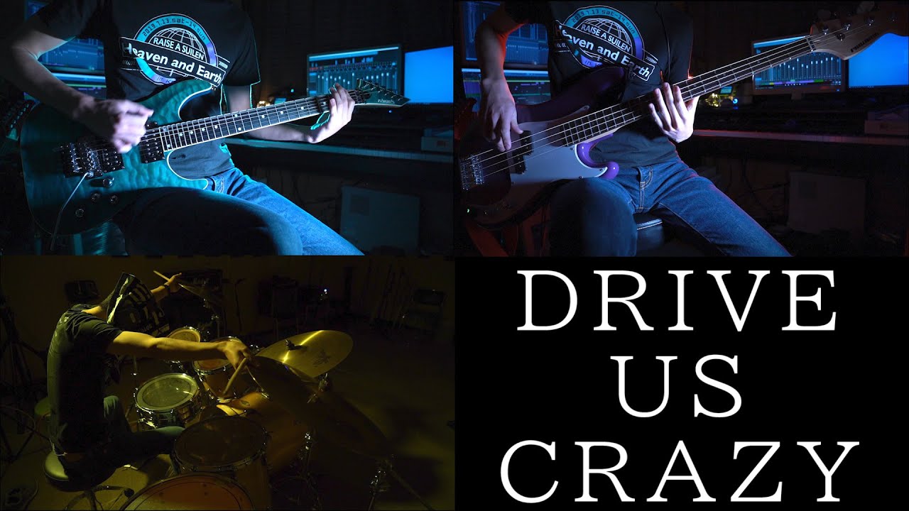 【一人バンド】「DRIVE US CRAZY/RAISE A SUILEN」フルカバーしてみた【OFFVOCAL】【4th Single ...
