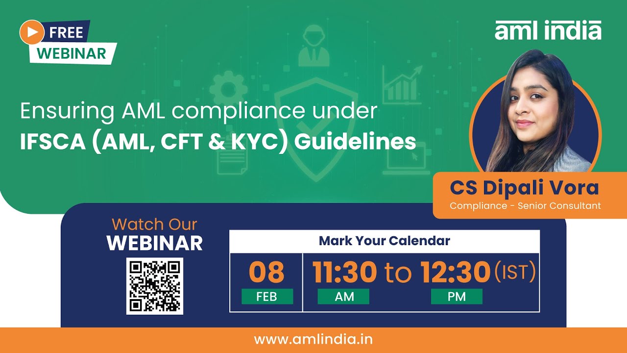 Ensuring AML Compliance under IFSCA (AML, CFT & KYC) Guidelines 2022 | AML India - YouTube