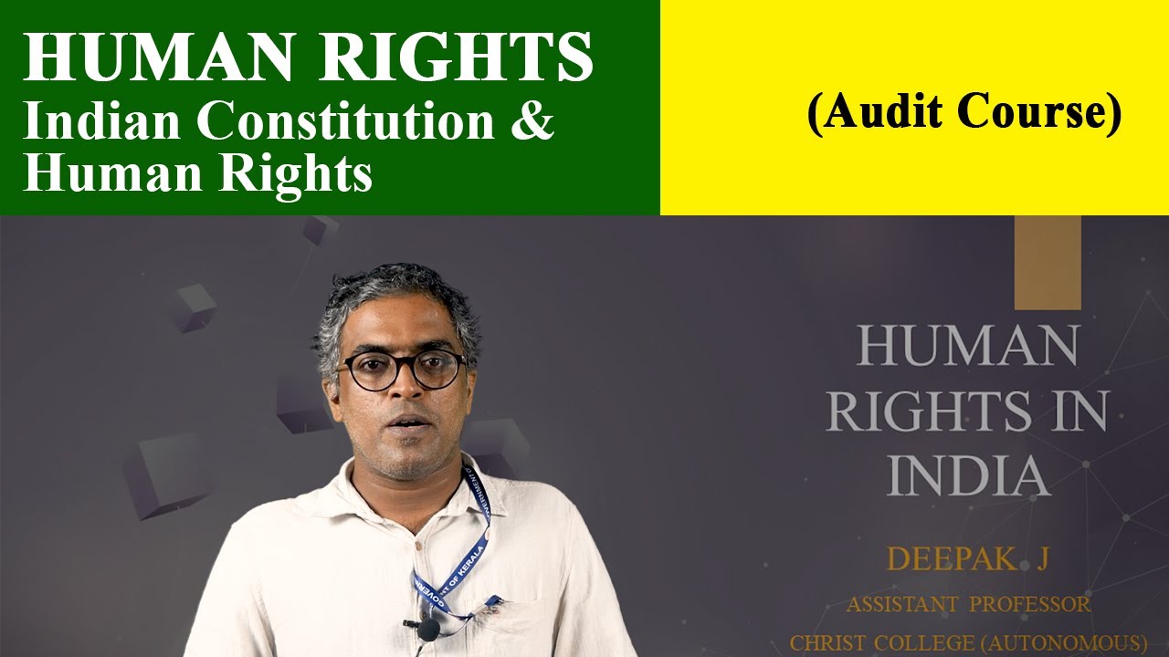 Audit Course | Human Rights | Indian Constitution & Human Rights ...
