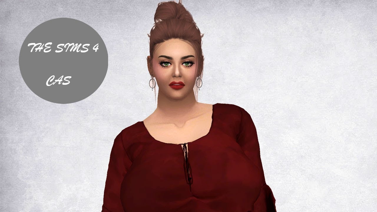 The Sims 4 Create a Sim | Plus Sized Beauty & All CC Links 💖💖 - YouTube