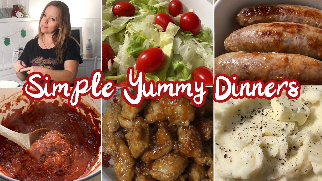 EASY DINNERS TO MAKE AT HOME / What's For Dinner? / Simple Delicious ...