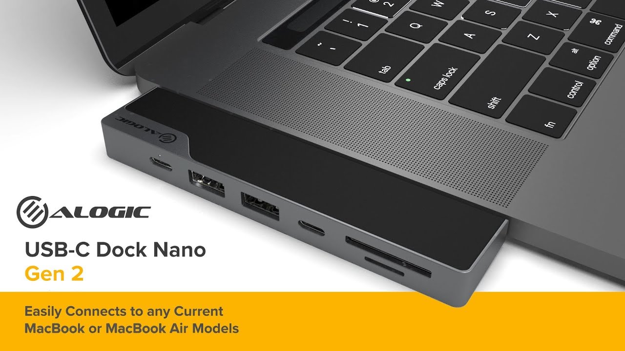 ALOGIC USB-C Dock Nano Gen 2 - YouTube