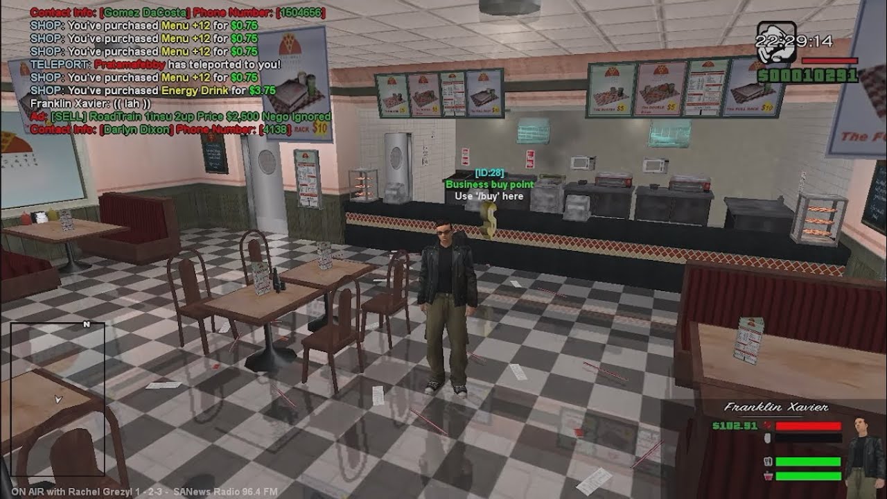 GTA San Andreas [JGRP] - Nembak admin Achel lewat call center - YouTube