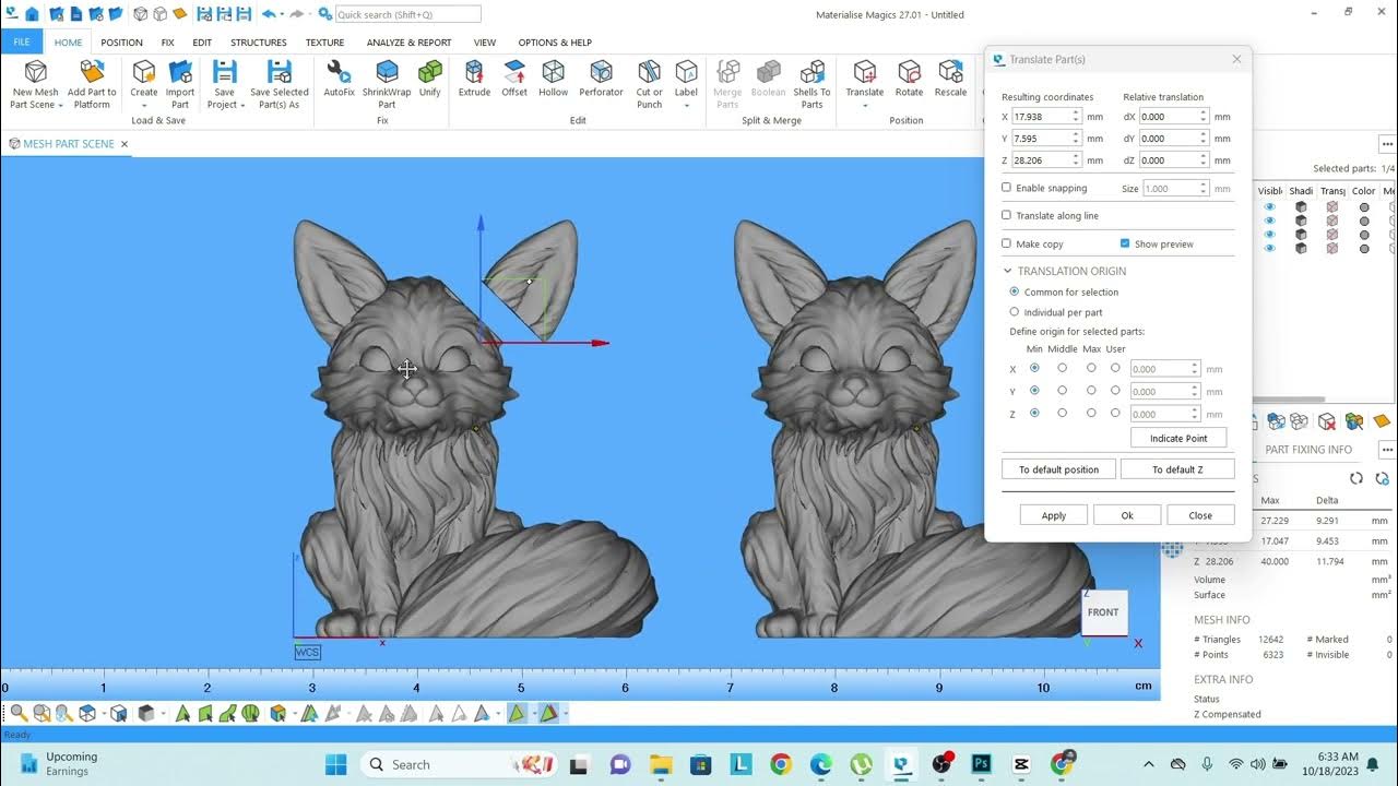 Learn how to Split, Merge, and Separate parts in Materialise Magics - YouTube