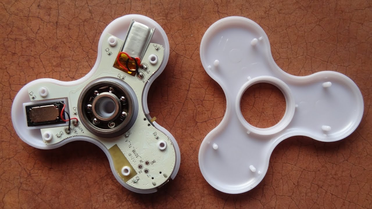 Bluetooth Audio Fidget Spinner #2 Teardown - YouTube