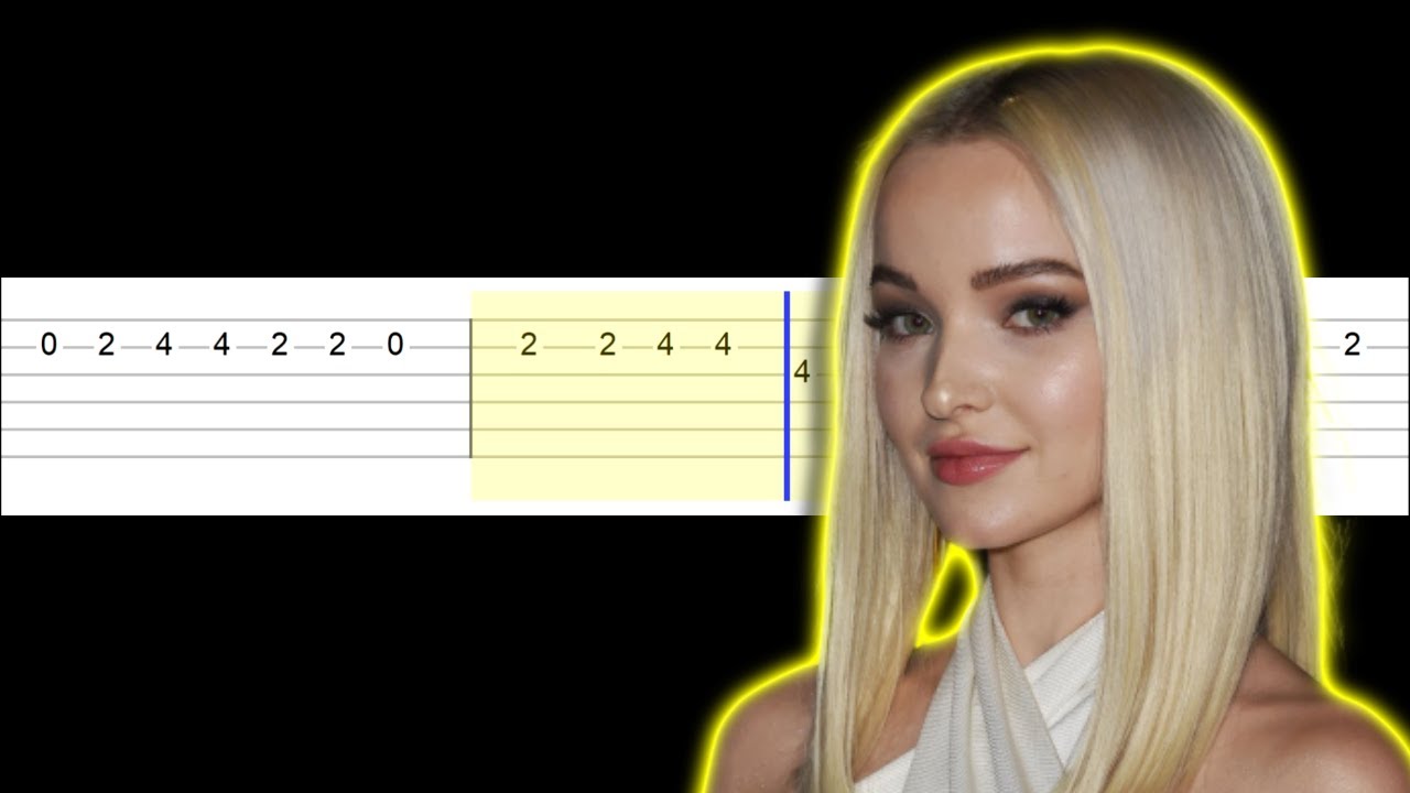 Dove Cameron - Boyfriend (Easy Guitar Tabs Tutorial) - YouTube