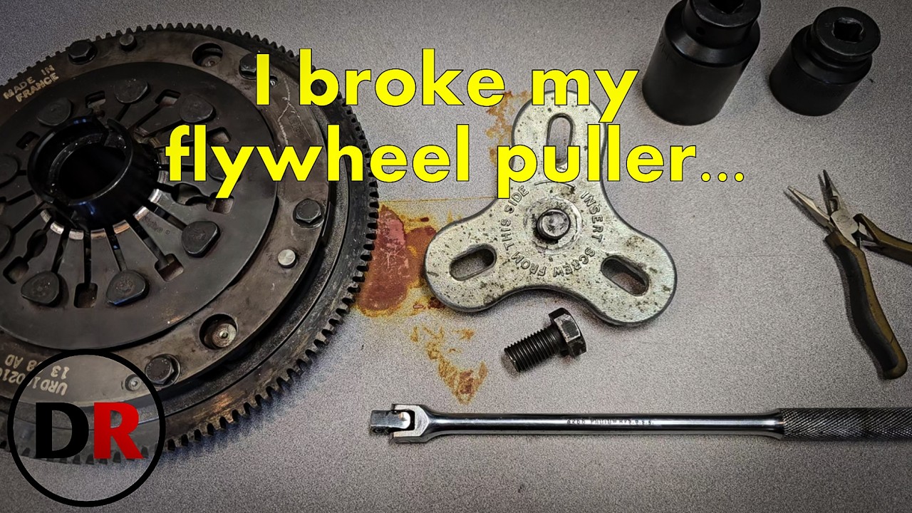 Stuck classic mini flywheel and KAD flywheel puller review - YouTube