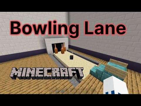 Minecraft: Bowling Alley Hacks - YouTube