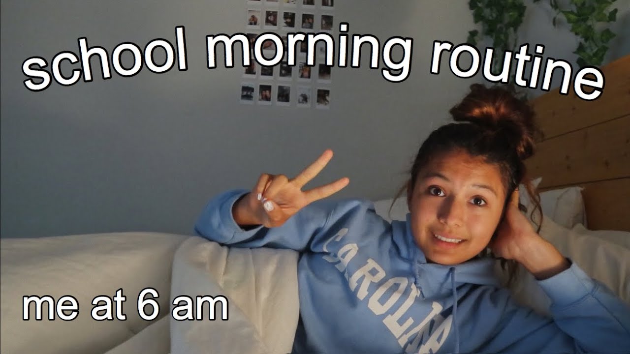 my REAL school morning routine - vlog - YouTube