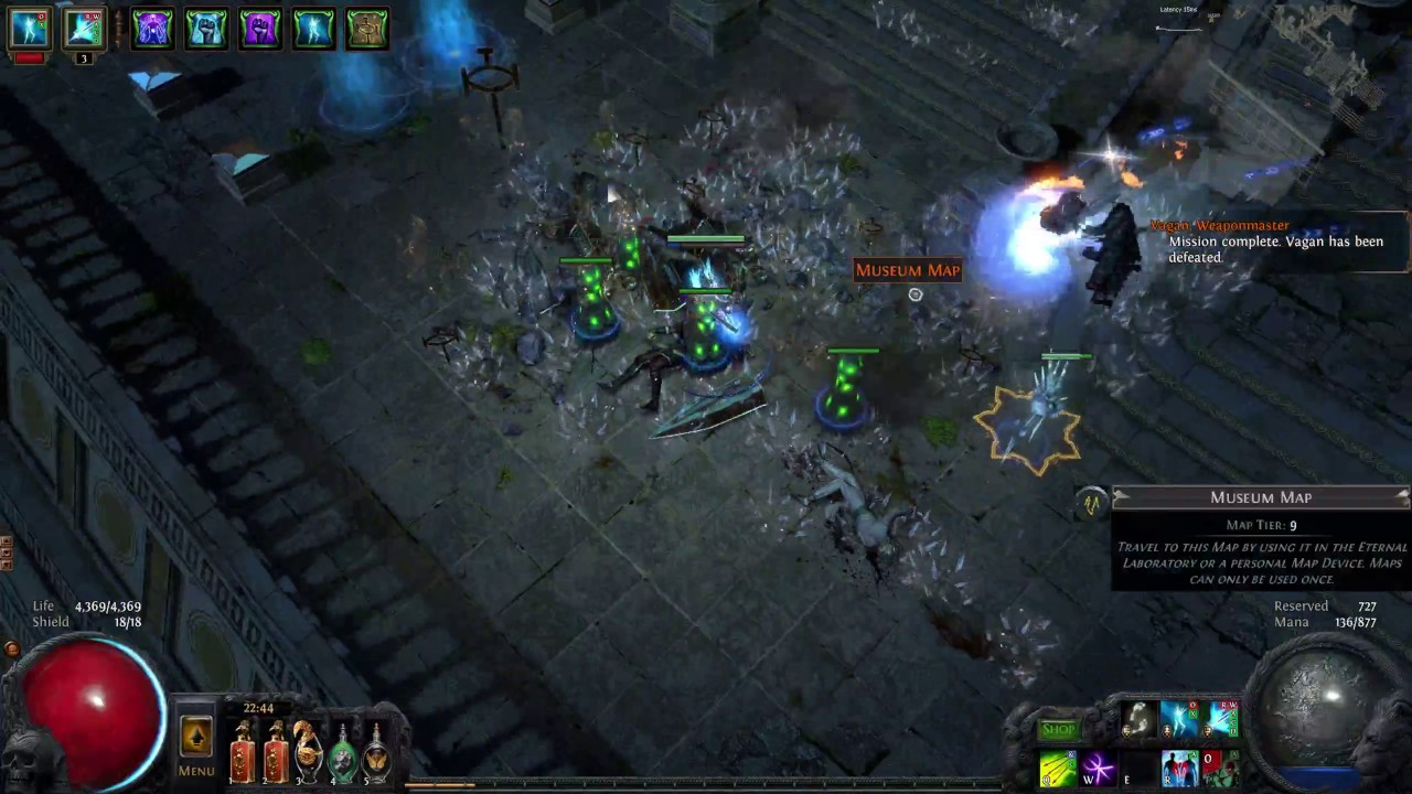 Path of Exile Build Popsicle Sticks in Tier9 Promenade Map - YouTube