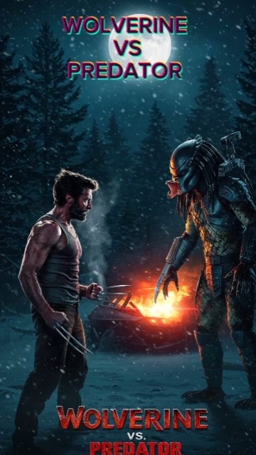 Wolverine vs predator epic fight with Sharp weapon #marvel #avengers # ...