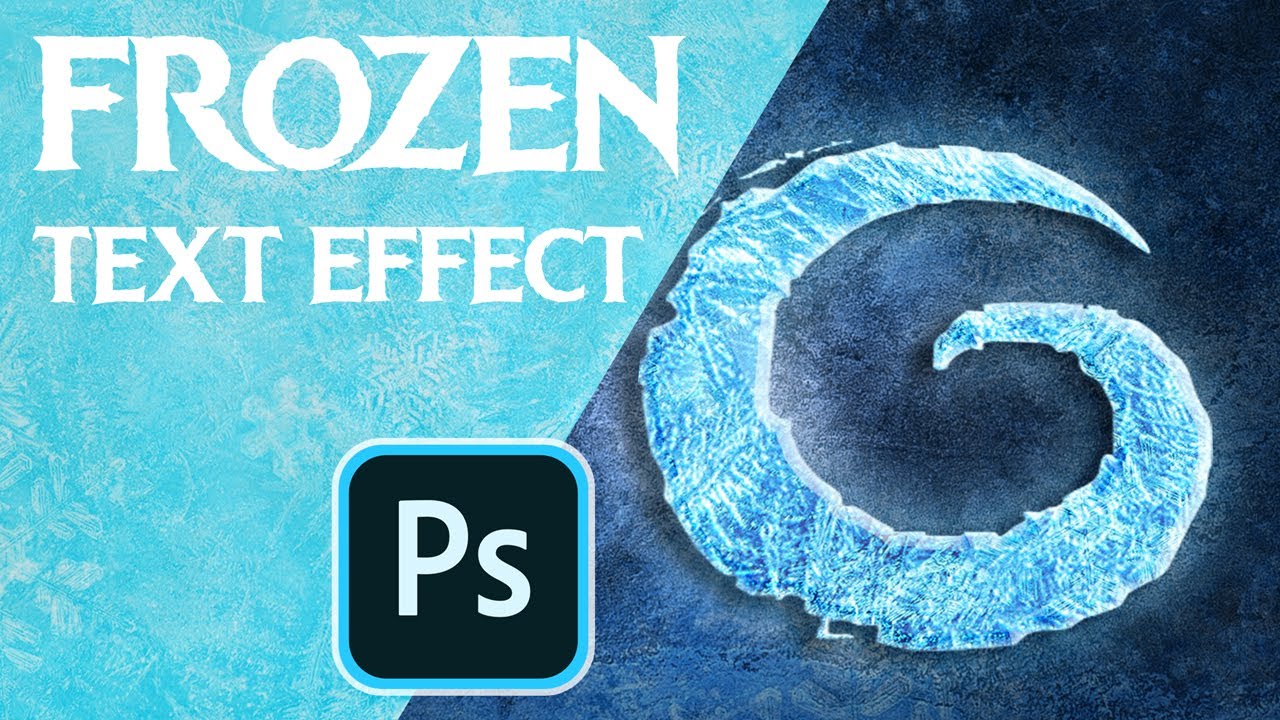 Ice Text Effects In Photoshop - Photoshop tutorial 2020 - YouTube