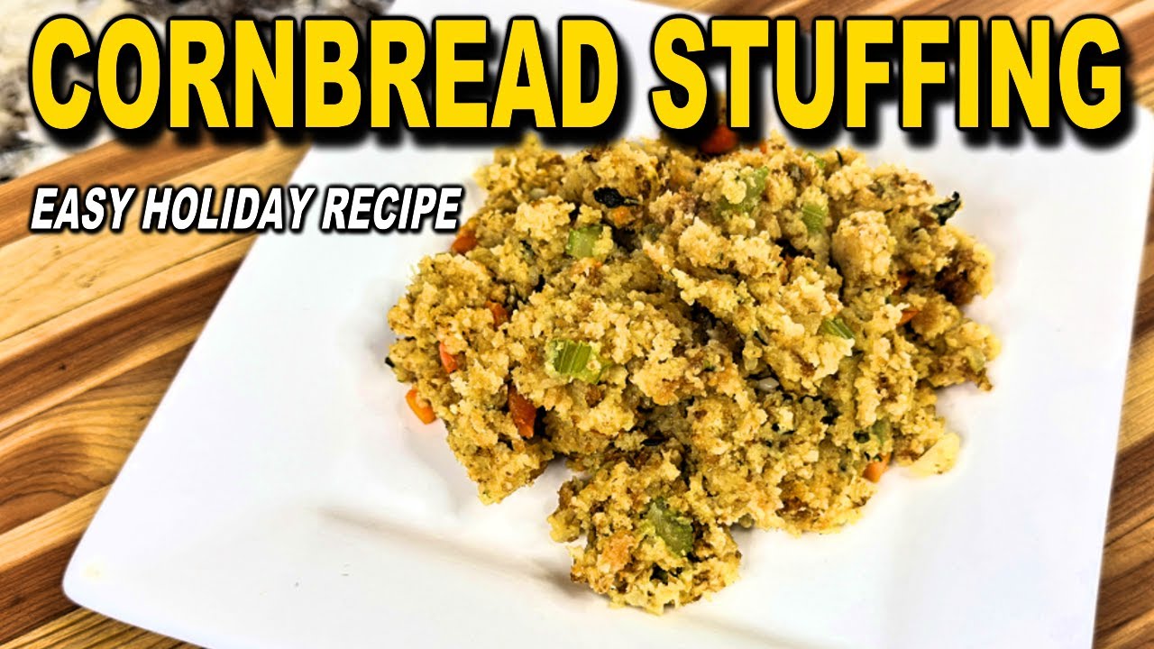 Homemade Cornbread Stuffing (Better Than Box Mix!) - YouTube
