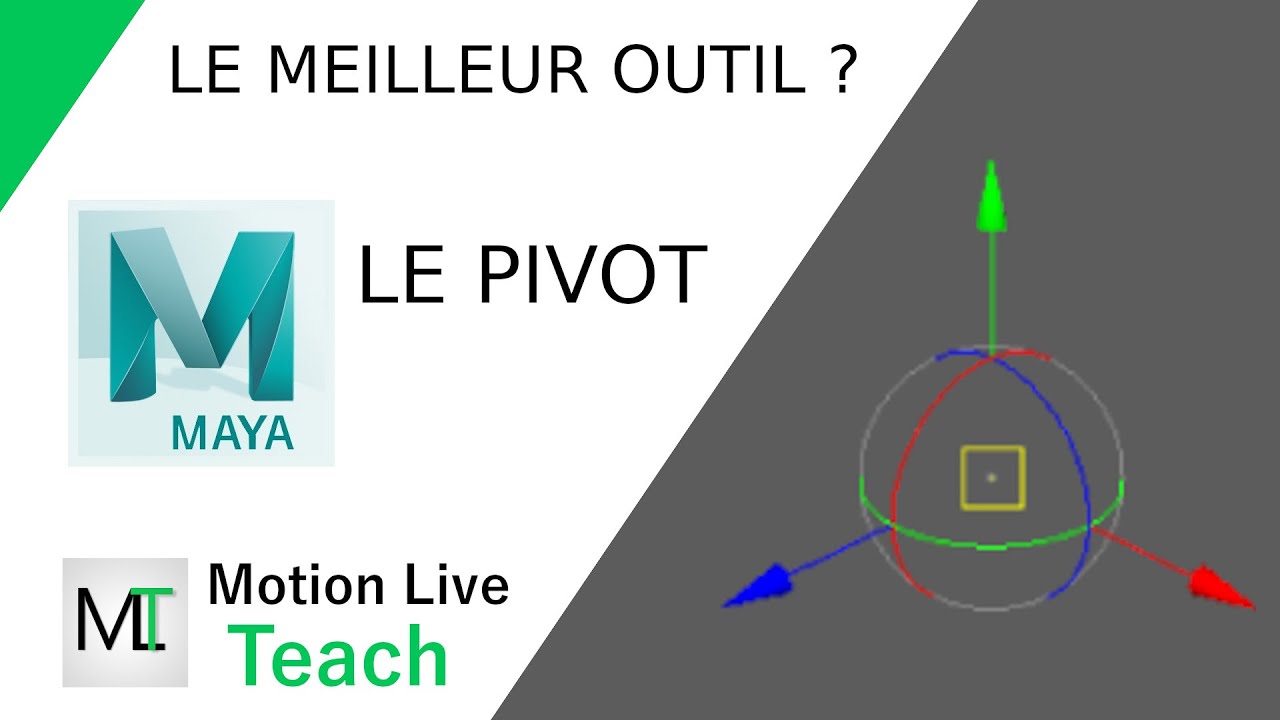 LE MEILLEUR OUTIL DE MAYA : LE PIVOT ! - YouTube