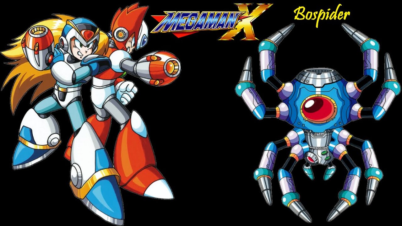 Mega Man X HD - Versus Bospider - YouTube