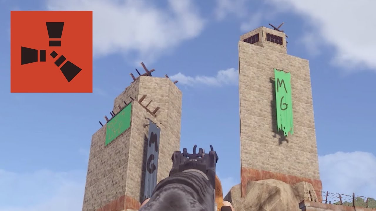 Rust Raids: Breaching MG Triple Towers - YouTube