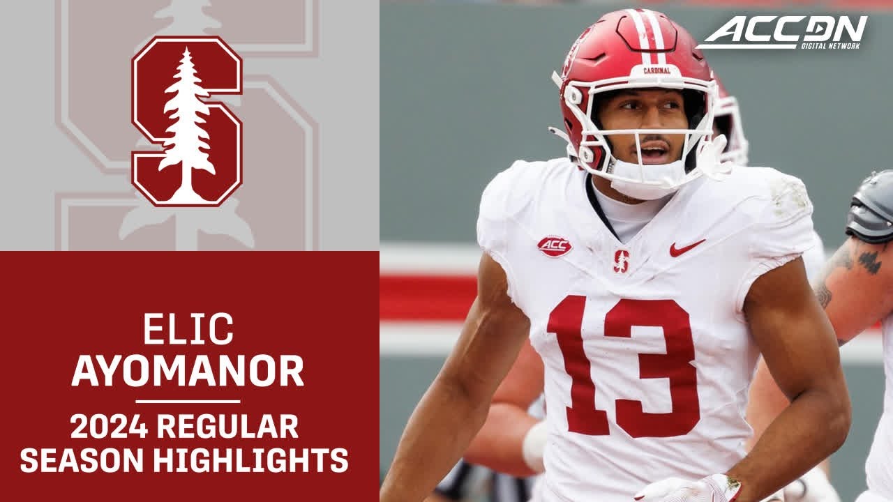 Elic Ayomanor 2024 Regular Season Highlights | Stanford WR - YouTube