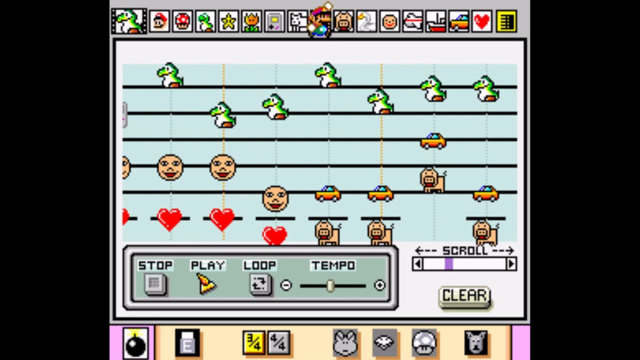 Mario Paint thingy???? - YouTube