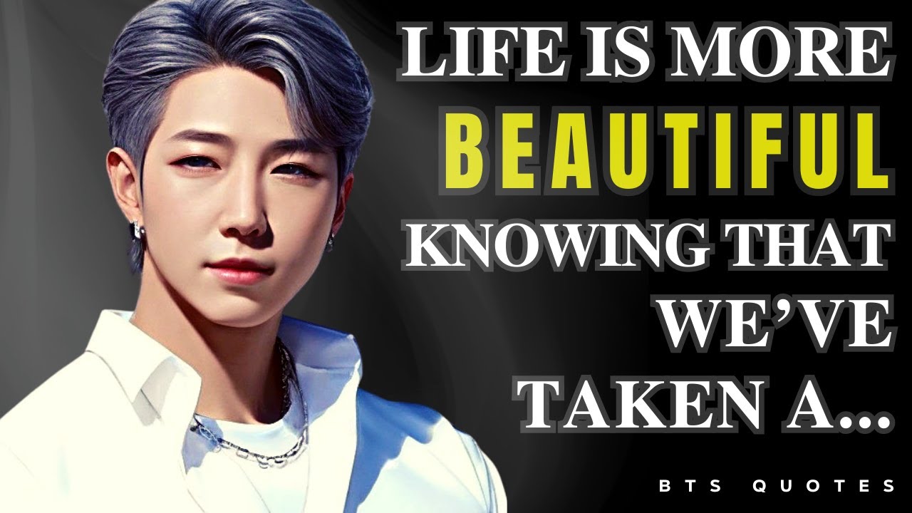 Quotes Said By BTS About Love And Life To Inspire Their Fans - YouTube