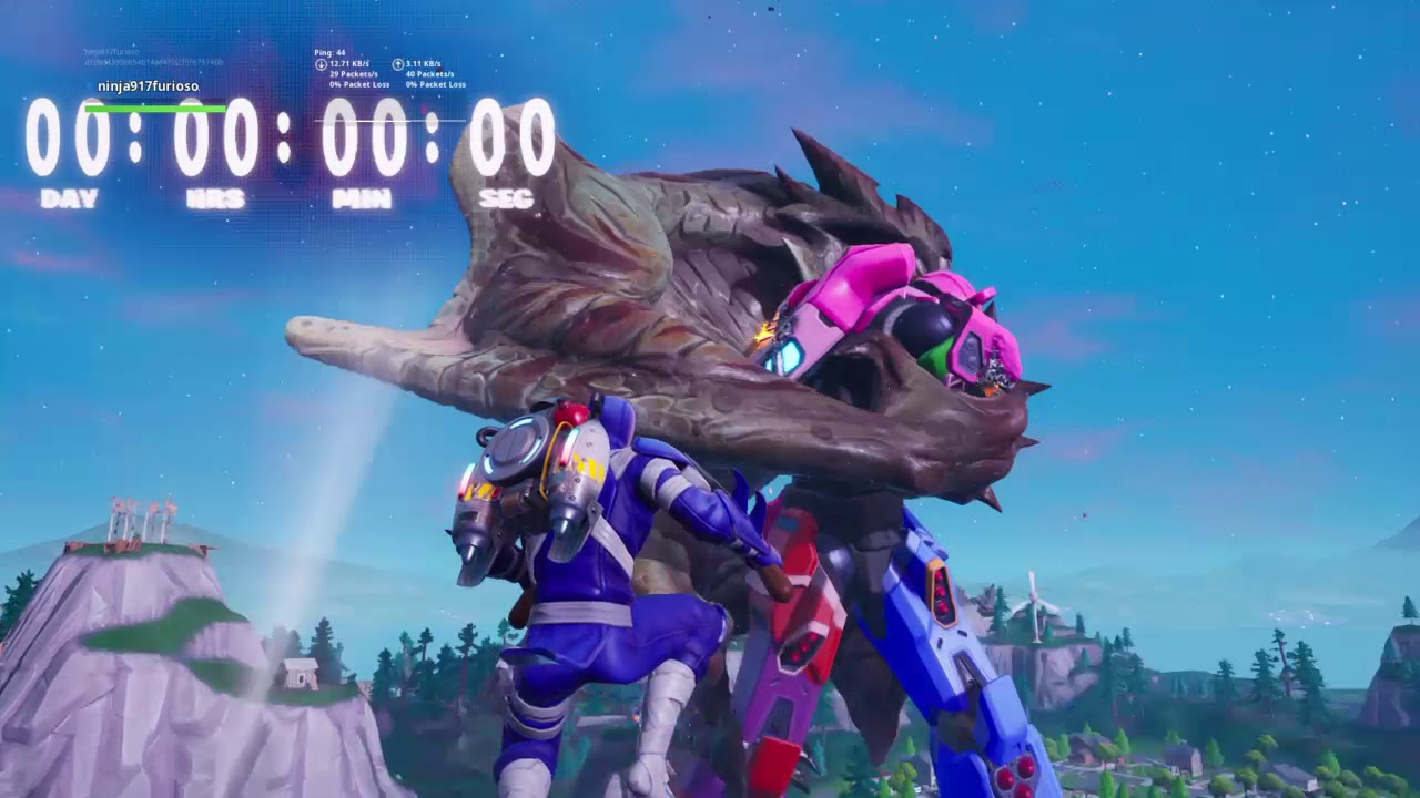El mejor evento de fortnite oso vs monstruo - YouTube