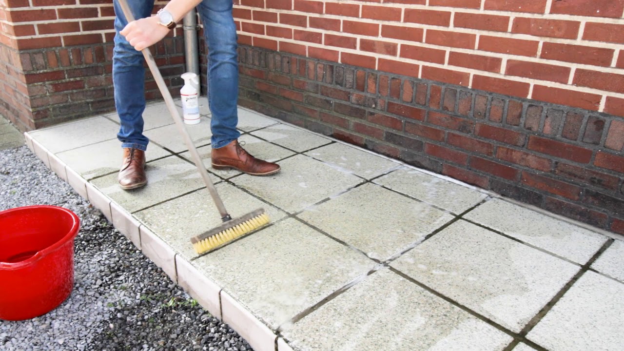 Reinigen van terras met Power Clean Professional - YouTube